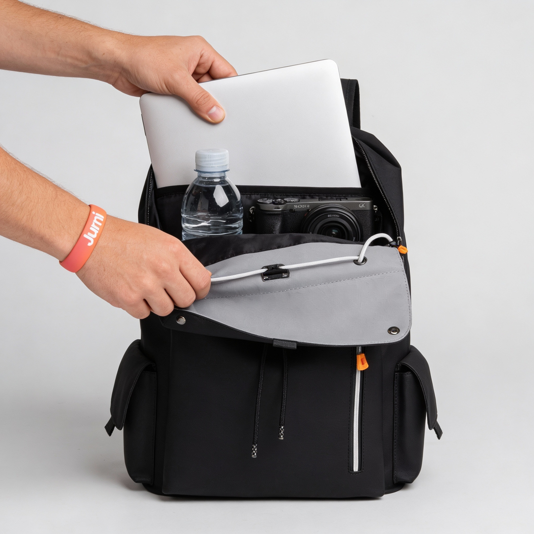 Water Resistant Laptop Travel Backpack With 40cm Sleeve and Pockets – Jurni